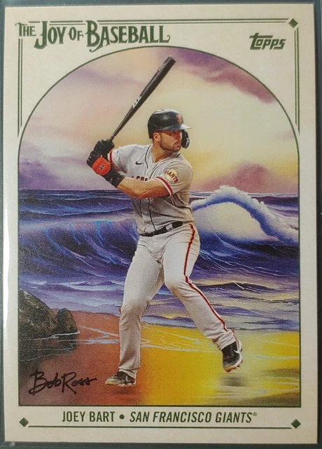 2023 TOPPS X Bob Ross la joie du baseball - Joey Bart - Giants de San ...