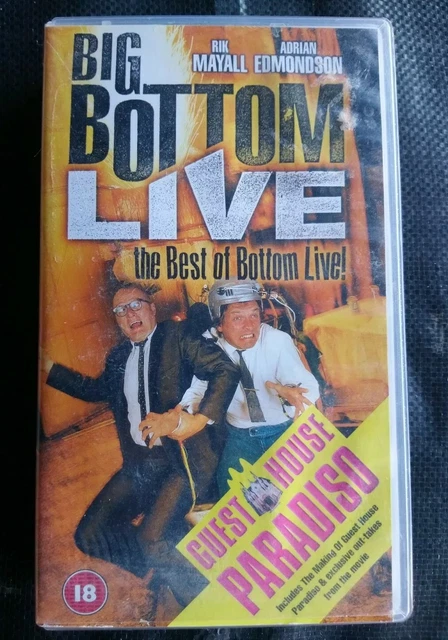 BOTTOM - BEST Of Bottom Live (VHS) + Paradiso footage Rik Mayall & Ade ...
