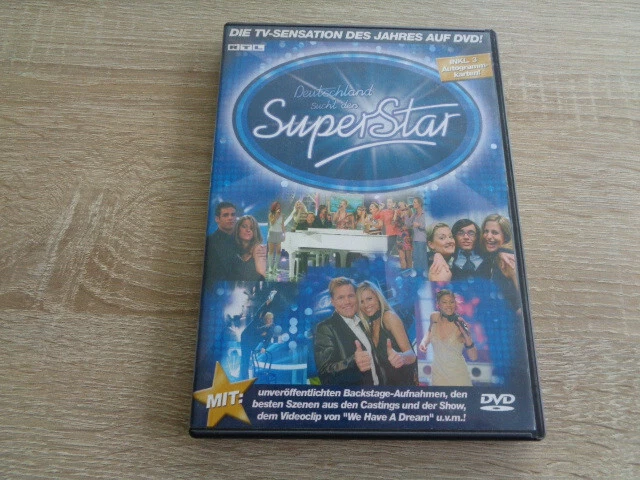 DEUTSCHLAND SUCHT DEN Superstar Staffel 1 DVD DSDS + 3 Autogrammkarten ...