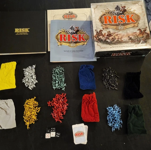 HASBRO RISK 40TH Anniversary Collector's Edition Brettspiel 100 % ...