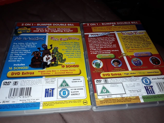 The Wiggles Magical Adventure Yule Be Wiggling Wiggle Time 2 Dvd 8127