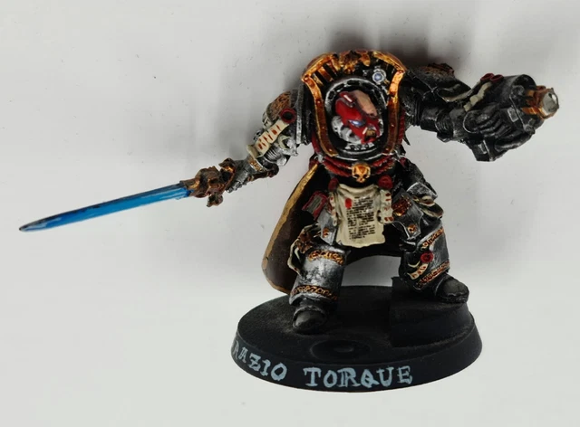 PRIMARIS CAPTAIN GREY Knights Terminator Warhammer 40K RARE Pro Painted ...