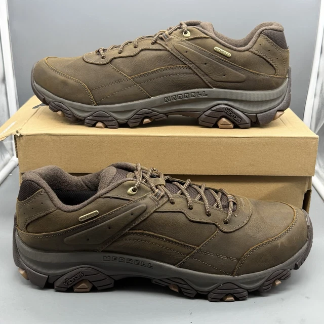 MERRELL MOAB ADVENTURE 3 Waterproof Men’s 14 M Earth Brown Hiking Boots ...