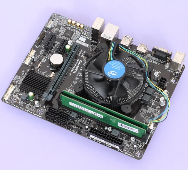 GIGABYTE GA-H110M-H MOTHERBOARD Intel H110 + i3-6100 CPU + 8GB DDR4 Micro ATX $49.95 - PicClick AU