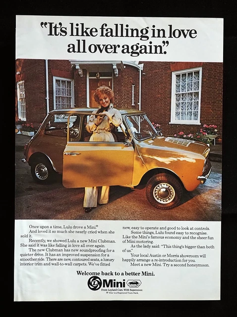 ORIGINAL VINTAGE 1976 Advert British Leyland Mini Lulu Advert EUR 4,67 ...