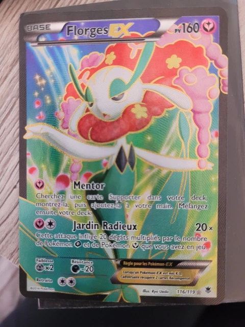 CARTE POKÉMON FLORGES EX Full Art 116/119 - XY Vigueur Spectrale FR EUR ...