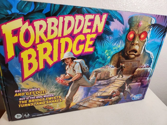 HASBRO FORBIDDEN BRIDGE Adventure Family Game Board Brand New SEALED ...