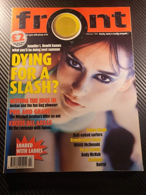 FRONT MAGAZINE FEBRUARY 1999 Issue 4 (Rare)(967) Jordan Moa POSTER ...