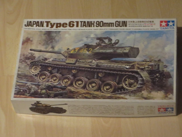 ~*~TAMIYA - JAPAN. TYPE 61 TANK 90mm GUN MIT MOTOR 1/35~*~ EUR 28,00 ...