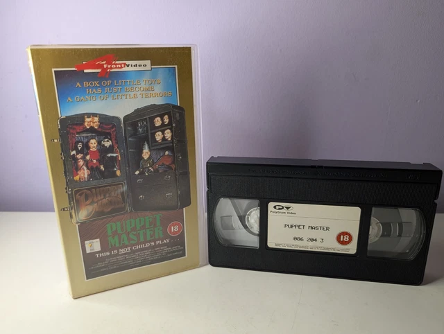 PUPPET MASTER VHS Video Horror Movie Film £9.95 - PicClick UK
