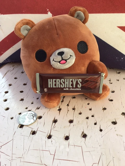 HERSHEY’S CHOCOLATE SQUISHY Shackles Bear Soft Toy Plush £10.00 ...