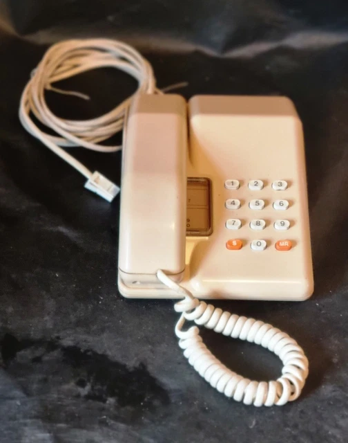 VINTAGE 1980S-VISCOUNT 9511R-CLASSIC Push Button BT phone-Mint ...