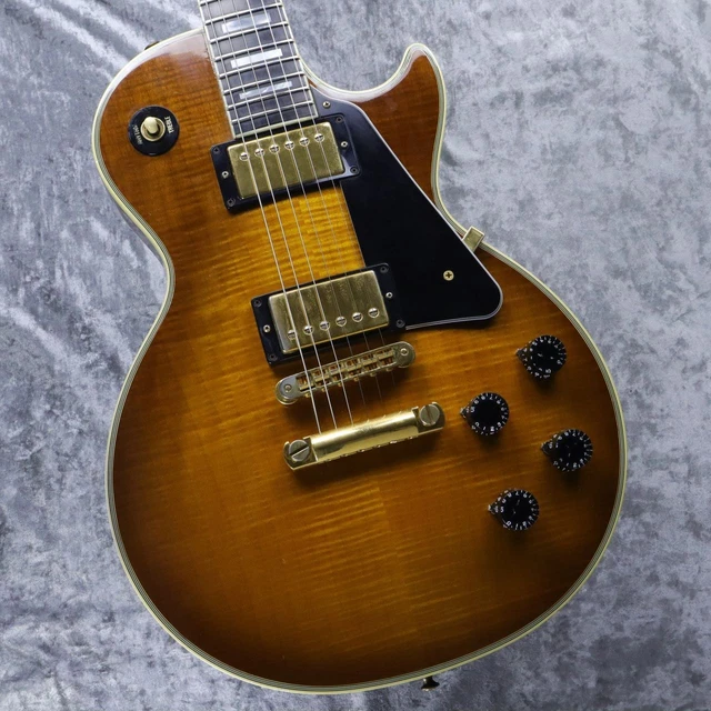 GIBSON LES PAUL Custom Plus Honey Burst 3F Floor *Xf670 EUR 5.233,79 ...