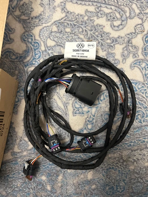 VOLKSWAGEN GOLF 5G MK7 Front Parking Aid Wiring Harness 5G0971095K NEW ...