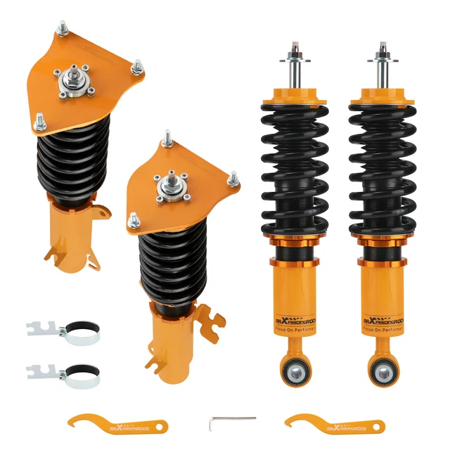 24 WAYS ADJUSTABLE Damper Force Coilover For MINI R50 R53 Cooper 2001 ...