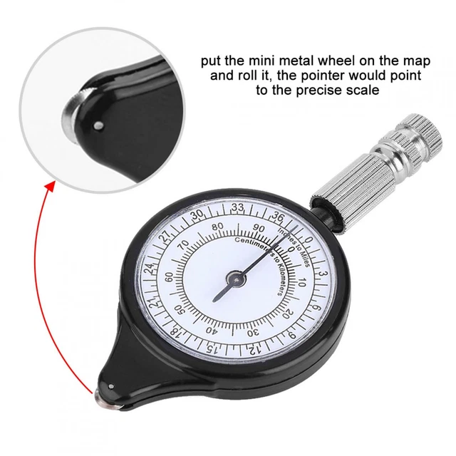 MINI MAP MEASURER Map Measuring Gauge Map Distance Caculator For ...
