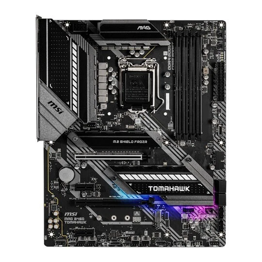 MSI MAG B460 TOMAHAWK Motherboard Socket 1200 B460 DDR4 S-ATA 600 ATX £ ...