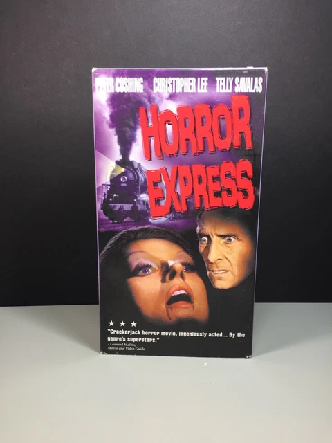 HORROR EXPRESS (PETER Cushing, Christopher Lee) VHS 1998 EUR 11,08 - PicClick FR