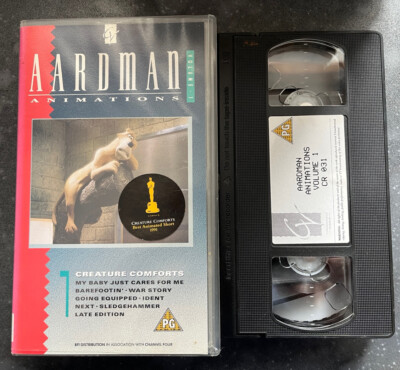 AARDMAN ANIMATIONS VHS Tape (Vol1 Creature Comforts) £5.99 - PicClick UK
