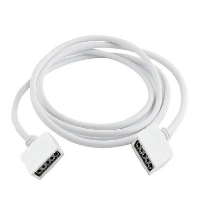 CAVO PROLUNGA STRISCIA led 4/5 pin striscia collegamento 1m 2m 3m 4m 5m ...