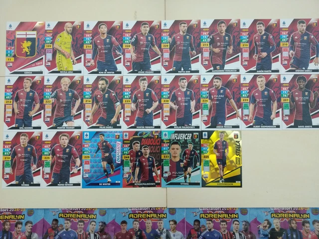 PANINI CALCIATORI ADRENALYN 2024-25 2025 Fiorentina Squadra Completa 18 Card EUR 8,00 - PicClick IT