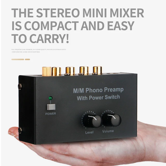 PHONO TURNTABLE PREAMP Record Player Preamplifier Electronic Sound ...