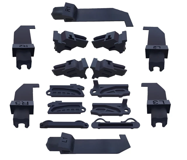 KIT OF REPAIRING Complete for Hood Abarth 595 Cabrio Abarth 595C (16 ...