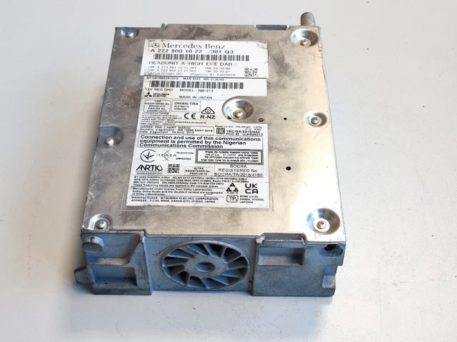 ORIGINAL MERCEDES-BENZ S-CLASS W222 Headunit a-High Ece Control Unit ...