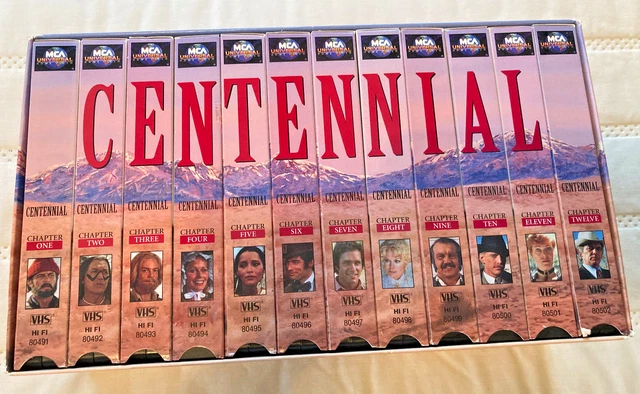 CENTENNIAL VHS BOXED 12-Tape Set, Complete 1978 TV Mini-Series £18.64 ...