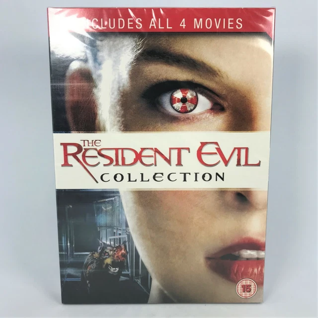 RESIDENT EVIL DVD Complete Box Set 4 Film Collection Milla Jovovich ...