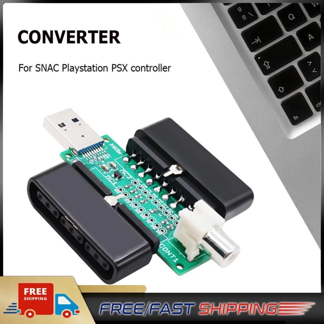FOR SNAC PLAYSTATION PSX Controller Conversion Adapter Converter ...