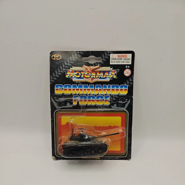 MOTORMAX DIECAST TANK Commando Force Vintage £12.92 - PicClick UK