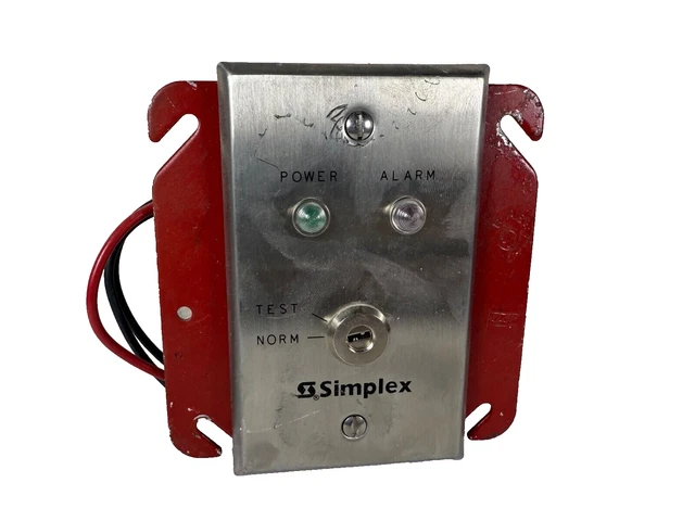 SIMPLEX 4098-9835 FIRE Alarm Remote Indicator Test Switch $29.95 - PicClick