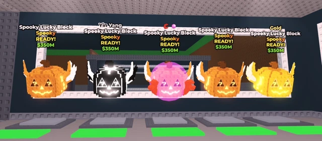 STEAL A BRAINROT 5 Together Spooky lucky blocks Yin Yang Gold Traits £3 ...