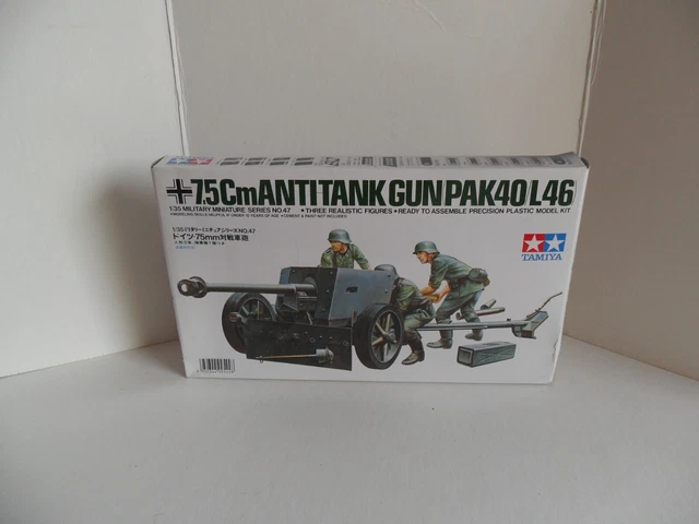 MAQUETTES 1/35 TAMIYA Anti-tank Gun PAK 40 EUR 10,00 - PicClick FR