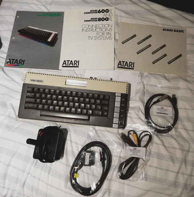 ATARI 600XL PAL+U1MB +NEW VBXE+din13 jack+Stereo+PS/2 keyboard din jack+AV/pwr £339.99 - PicClick UK