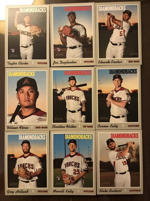 2019 TOPPS HERITAGE High Number Arizona Diamondbacks Team Set 9 Cards ...