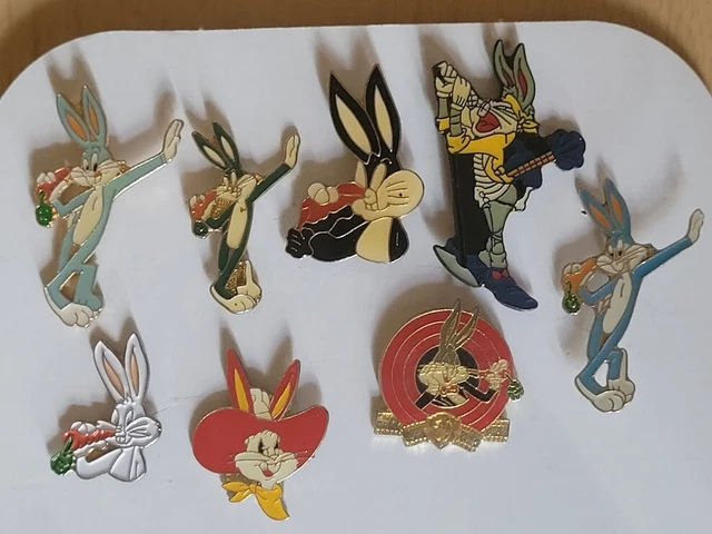 PINS PIN BUGS Bunny Warner Bros Dessin Anime Bd 8 Pins EUR 11,00 ...