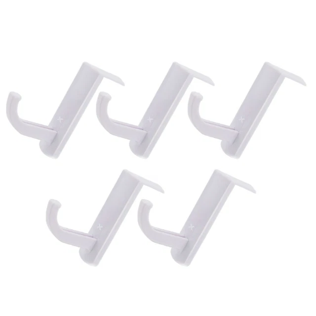 5 PCS COMPUTER Headphone Stand Monitor Headset Hook for Desk Hanger £10 ...