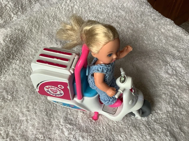 SIMBA EVI DOLL Animal Rescue Vet Scooter Pet Hospital Barbie Lil Sis ...