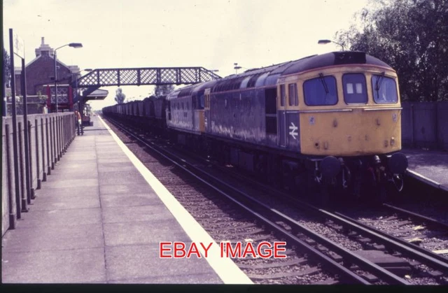 ORIGINAL 35MM SLIDE CLASS 33 LOCO NO 33048 AT SANDWICH 6/88 £3.50 ...