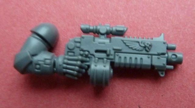 SPACE MARINE PRIMARIS IRON HANDS Upgrade BOLT RIFLE with BIONIC ARM ...