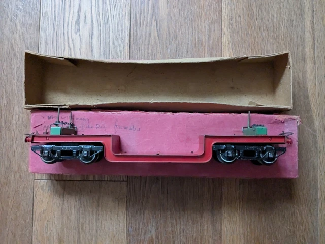 HORNBY SERIES O Gauge Pre-War Bogie Trolley Wagon original boxed £8.50 ...