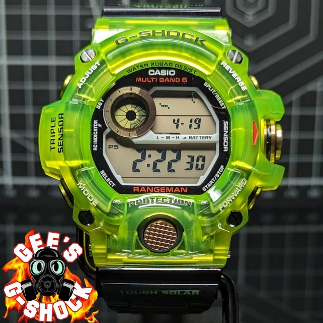 CASIO G-SHOCK GW-9400 RangeMan Solar MB6 Earthwatch Green Black GW ...