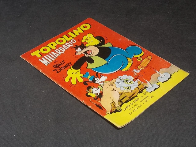 ALBO D'ORO 271 – TOPOLINO MILIARDARIO – Mondadori 1951 EUR 15,00 ...