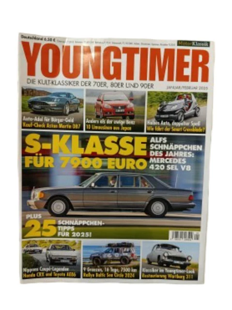 YOUNGTIMER 01/02-2025 CLASSIQUES Mercedes Années 70-90 EUR 14,95 - PicClick FR