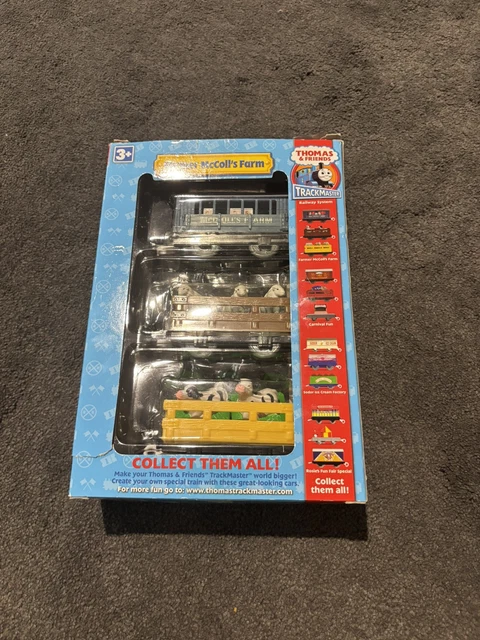THOMAS AND FRIENDS Trackmaster Farmer McCoil's Farm Complete In Box $79 ...