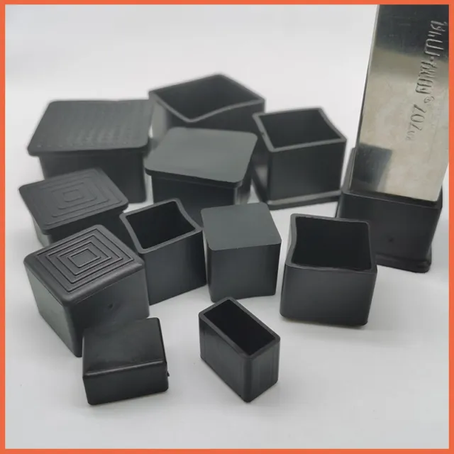 RUBBER CHAIR FERRULES AntiScratch Floor Protector Table Feet Leg Cap ...