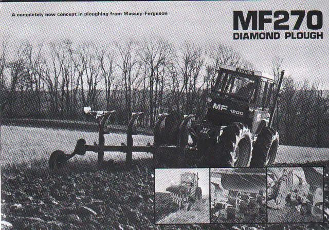 1977 MASSEY FERGUSON "MF270" Reversible Tractor Plough Brochure Leaflet £6.50 - PicClick UK