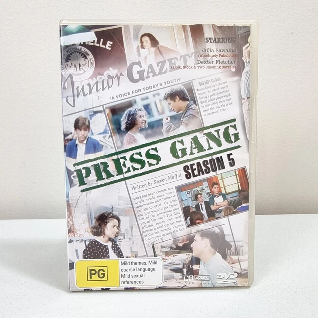 PRESS GANG THE Complete Final Season 5 Five - Region 4 AUS DVD - VGC ...